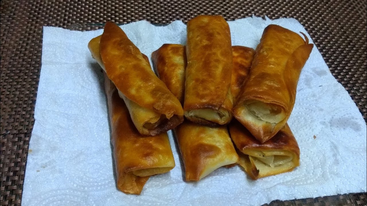 Rollitos de camarón muy facil - YouTube