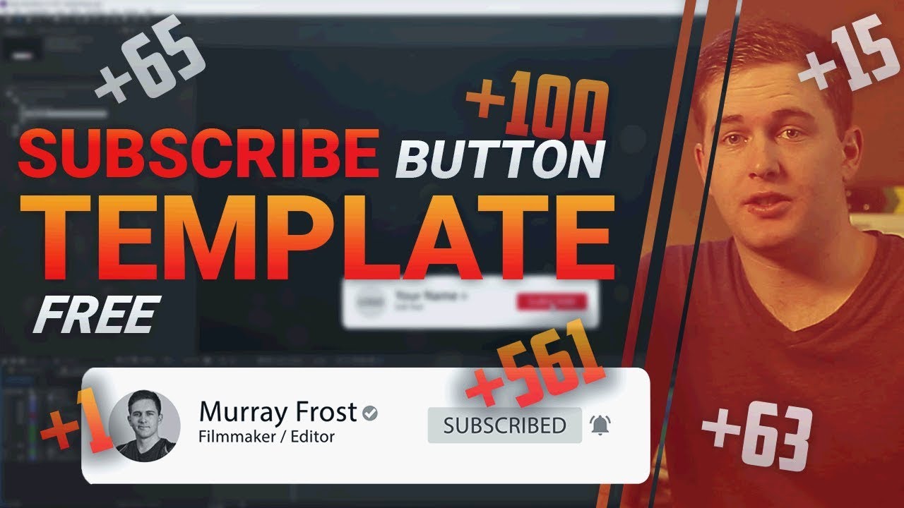 YouTube Sub Button Lower Third Template | FREE Download // Ae // Pr ...