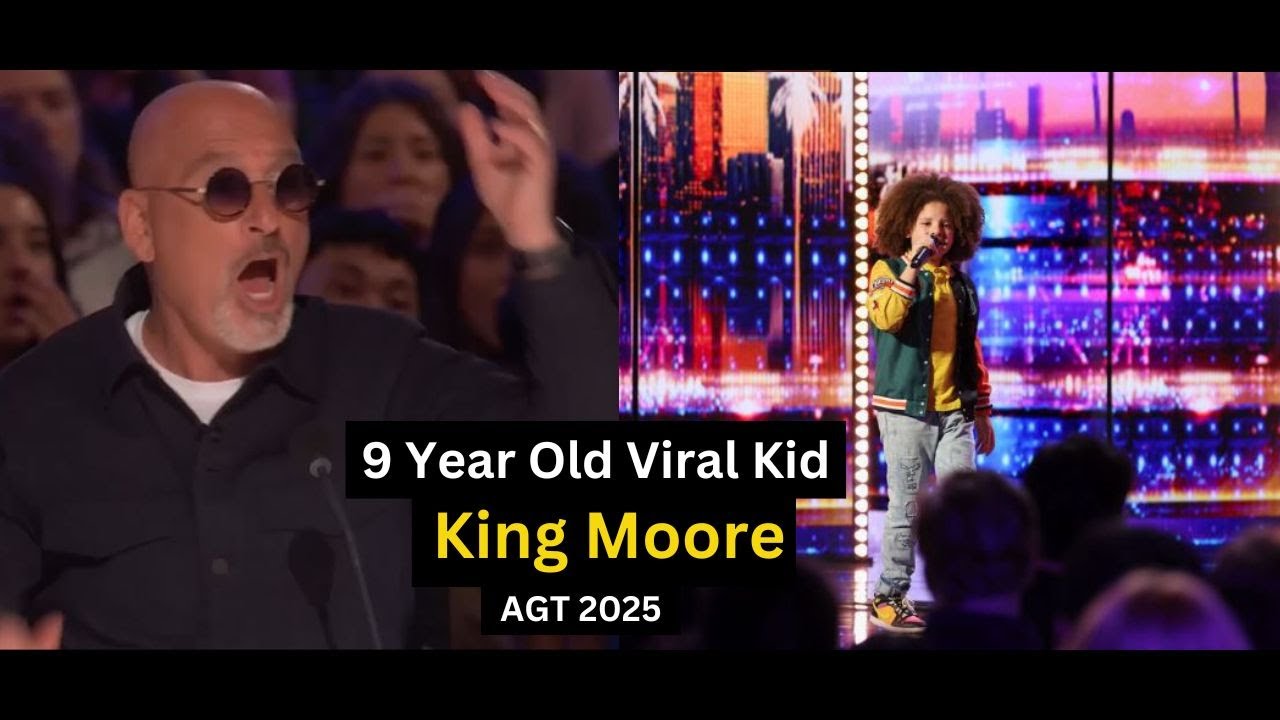 AGT 2025: 9-Year-Old King Moore On America’s Got Talent Season 20 ...