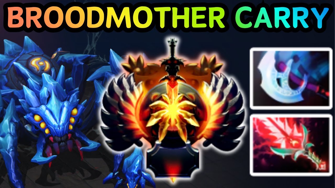 🔥 BROODMOTHER CARRY PRESSURE TOO MUCH TO HANDLE | DOTA 2 GAMEPLAY 🔥 ...