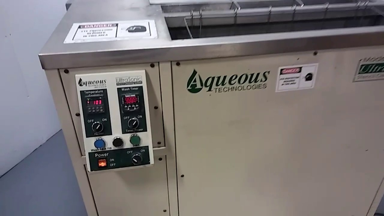 Aqueous Tech AQ 201C Stencil Cleaner - YouTube