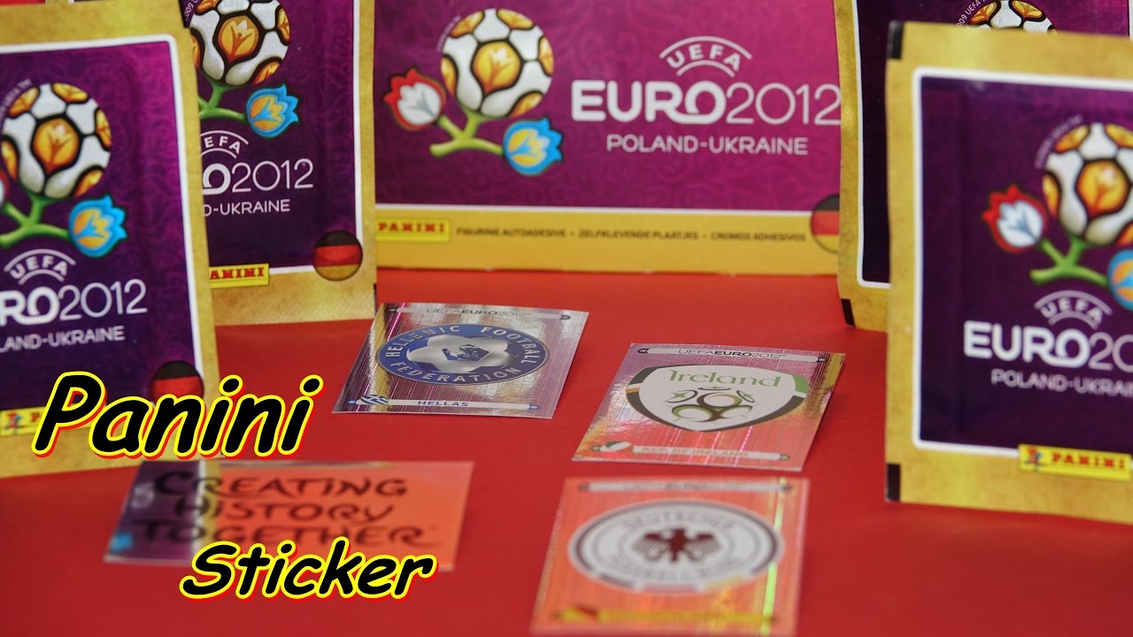 PANINI STICKER ALBUM UEFA EURO 2012 new Paninialbum unboxing sticker ...
