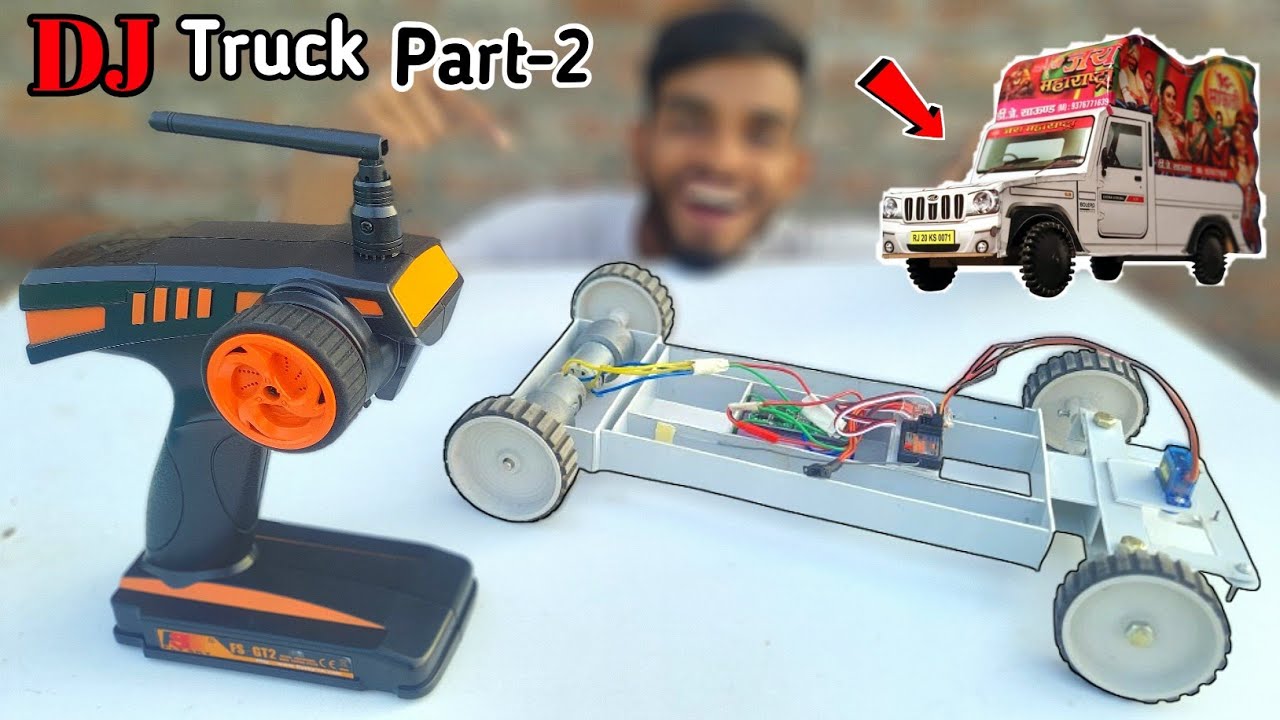 DJ Truck का RC Modification😍🔥 | How To Make RC DJ Truck | AK technical ...