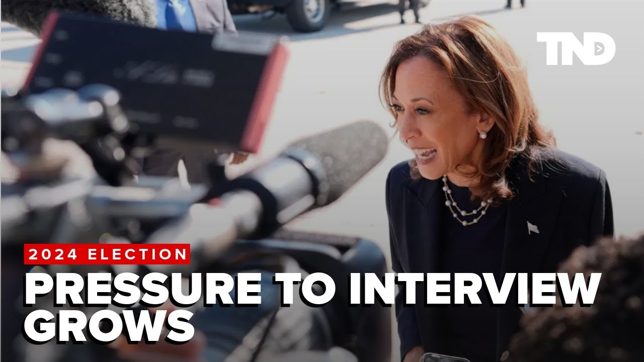 Pressure mounts for Kamala Harris to do sit-down interviews, press conferences - YouTube