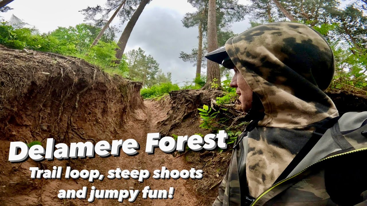 Delamere Forest Fun! Trails, steeps and jumps! - YouTube