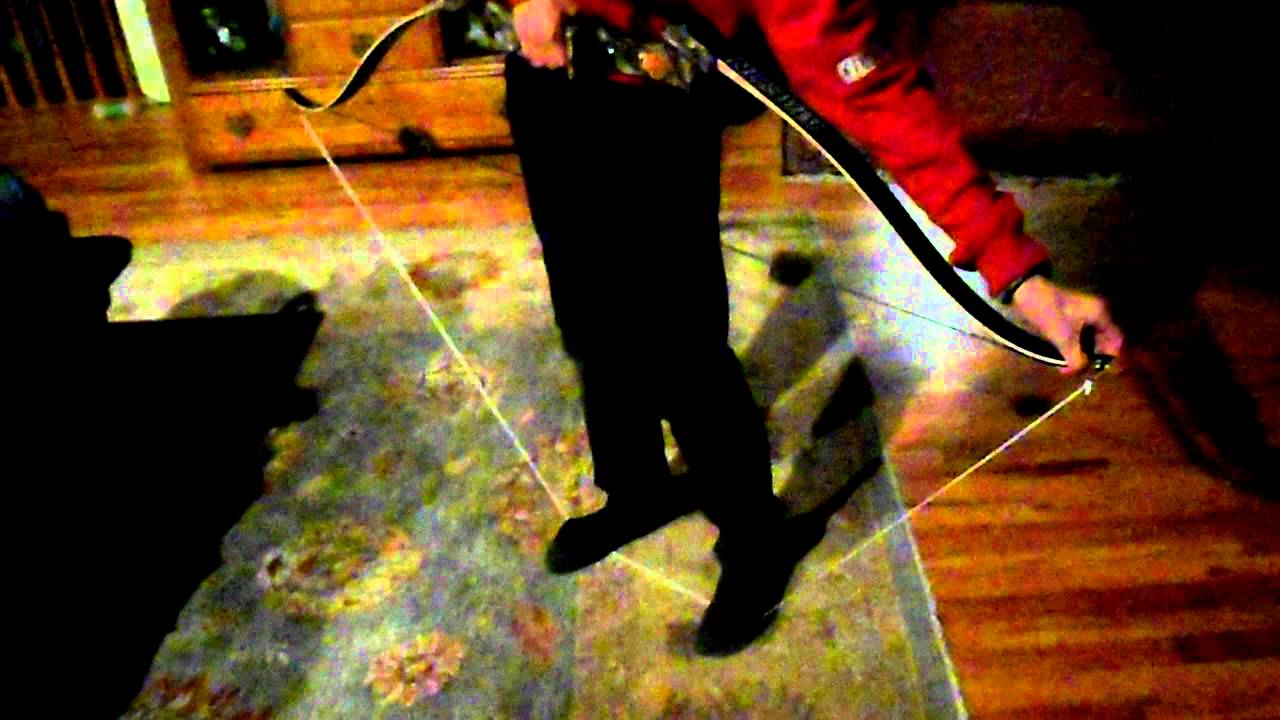 How To Put On Your Bow Sting On - YouTube