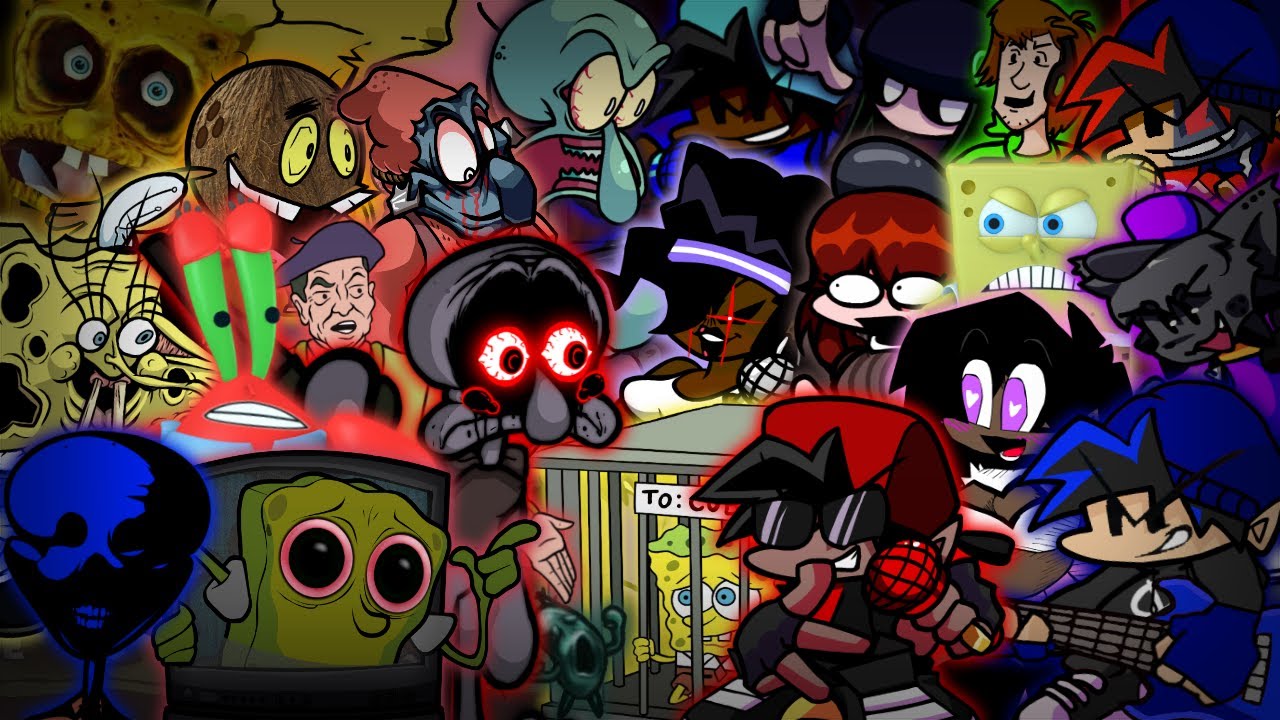 Onyx vs Red Mist Squidward! | Friday Night Funkin' Mistful Crimson ...