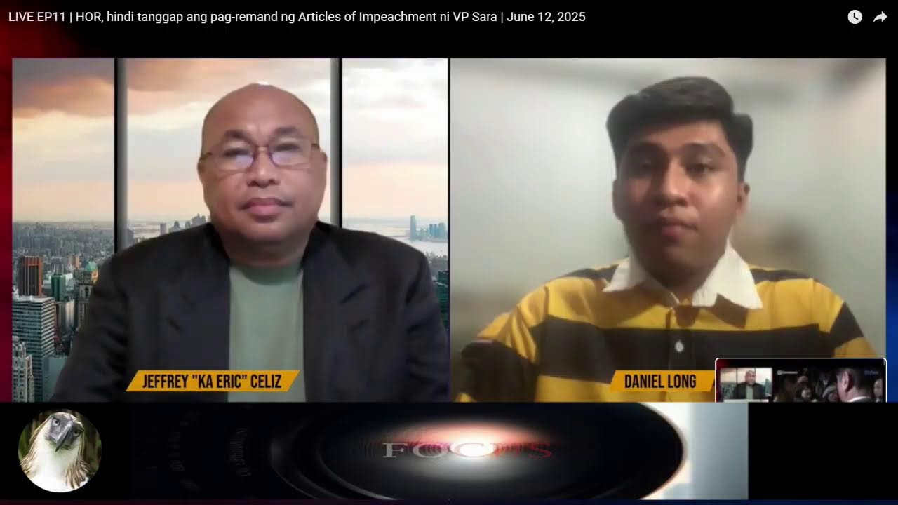 LIVE: | VP Sara's Impeachment, ibinalik sa HOR/ Ang Kasakiman ng CPP,NPA,NDF | June 11, 2025 ...