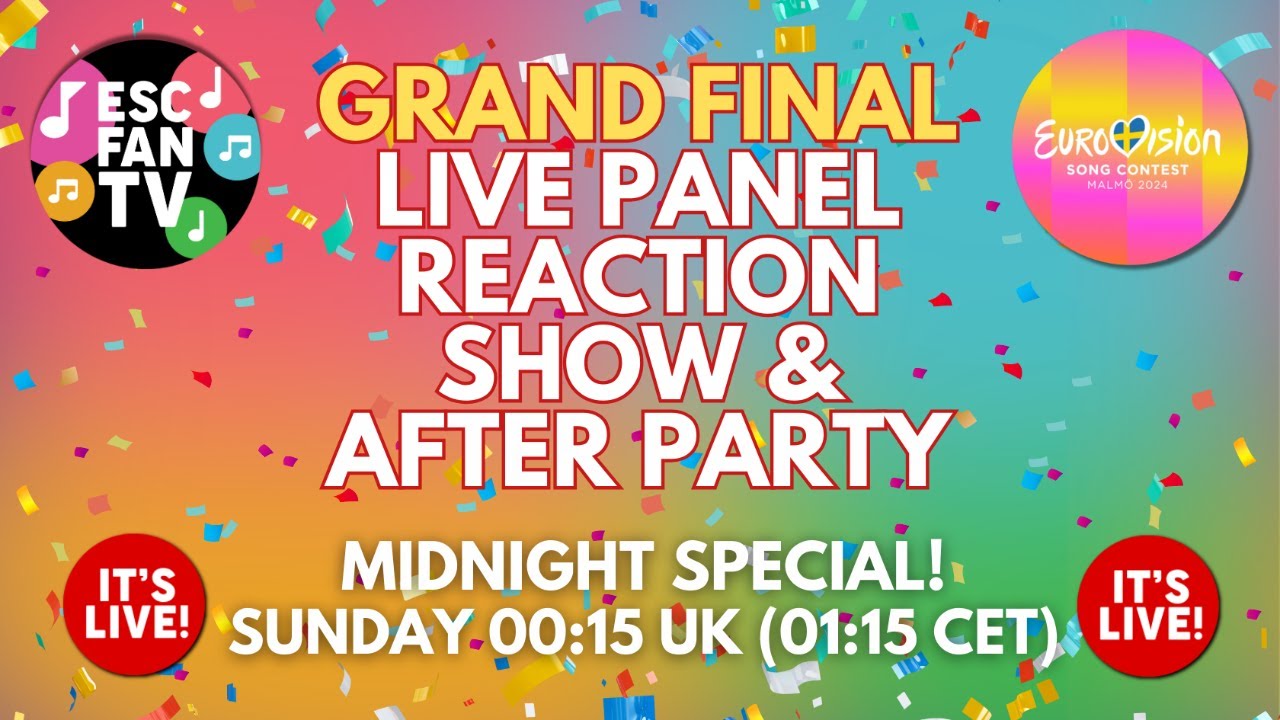 ESC Fan TV Live - Eurovision 2024 Grand Final - Results & Review - Live ...