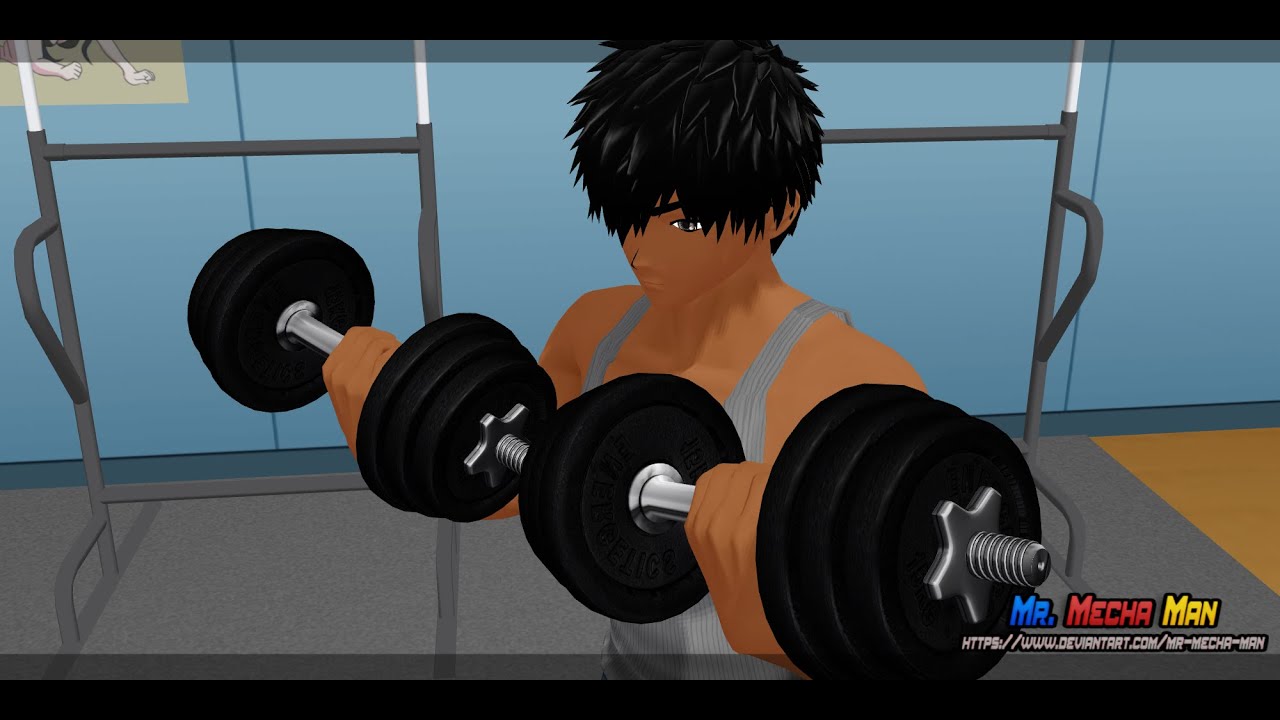 【MMD】Gym Dumbbells - YouTube