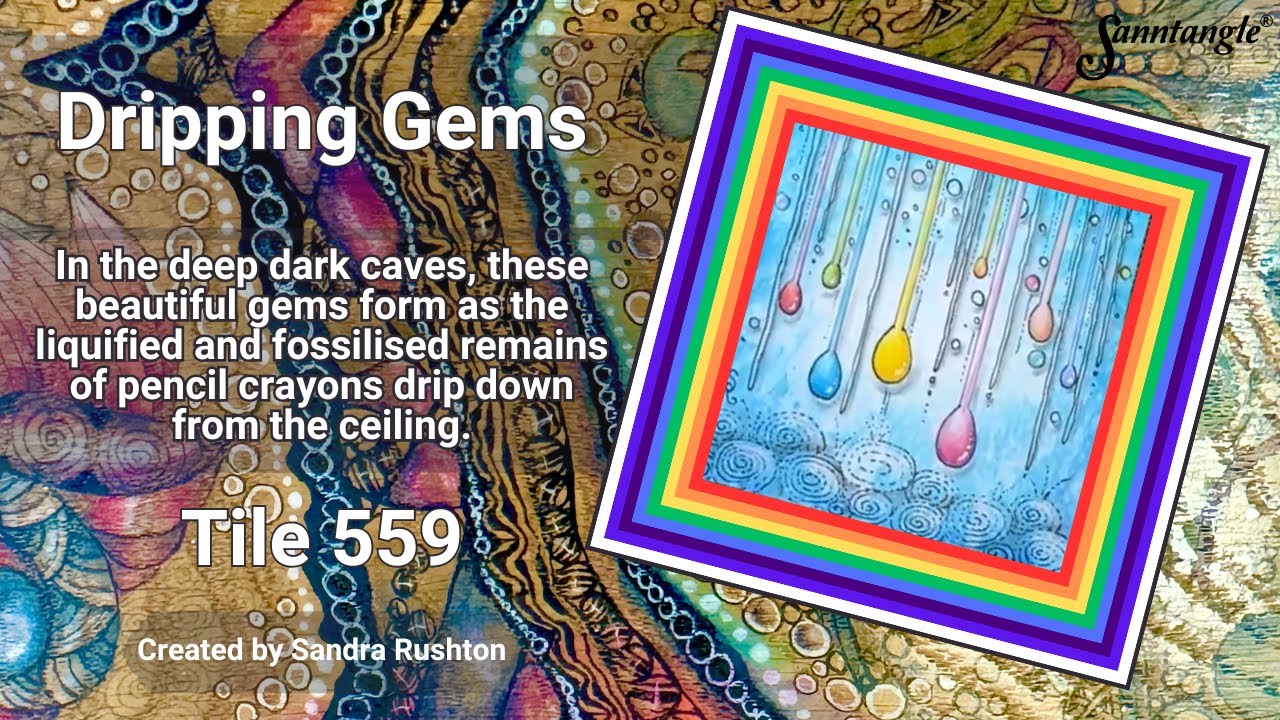 Dripping Gems - Sanntangle Tile 559 - YouTube