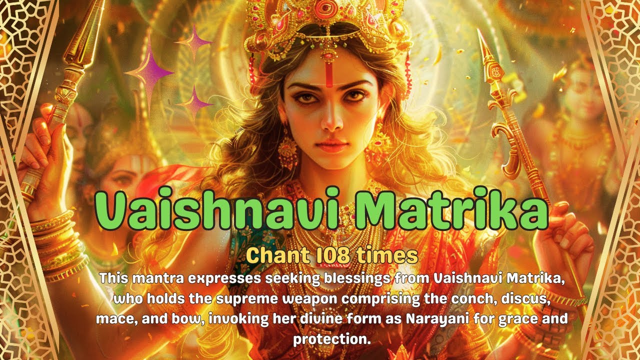 Vaishnavi Matrika - वैष्णवी मातृका - For Divine Grace and Protection - Chant 108 times - YouTube
