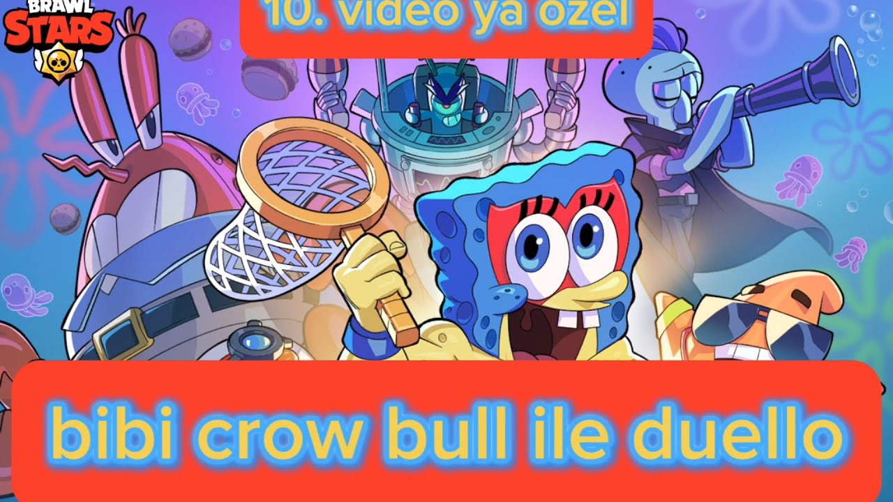 BRAWL STARS bibi crow bull ile duello - YouTube