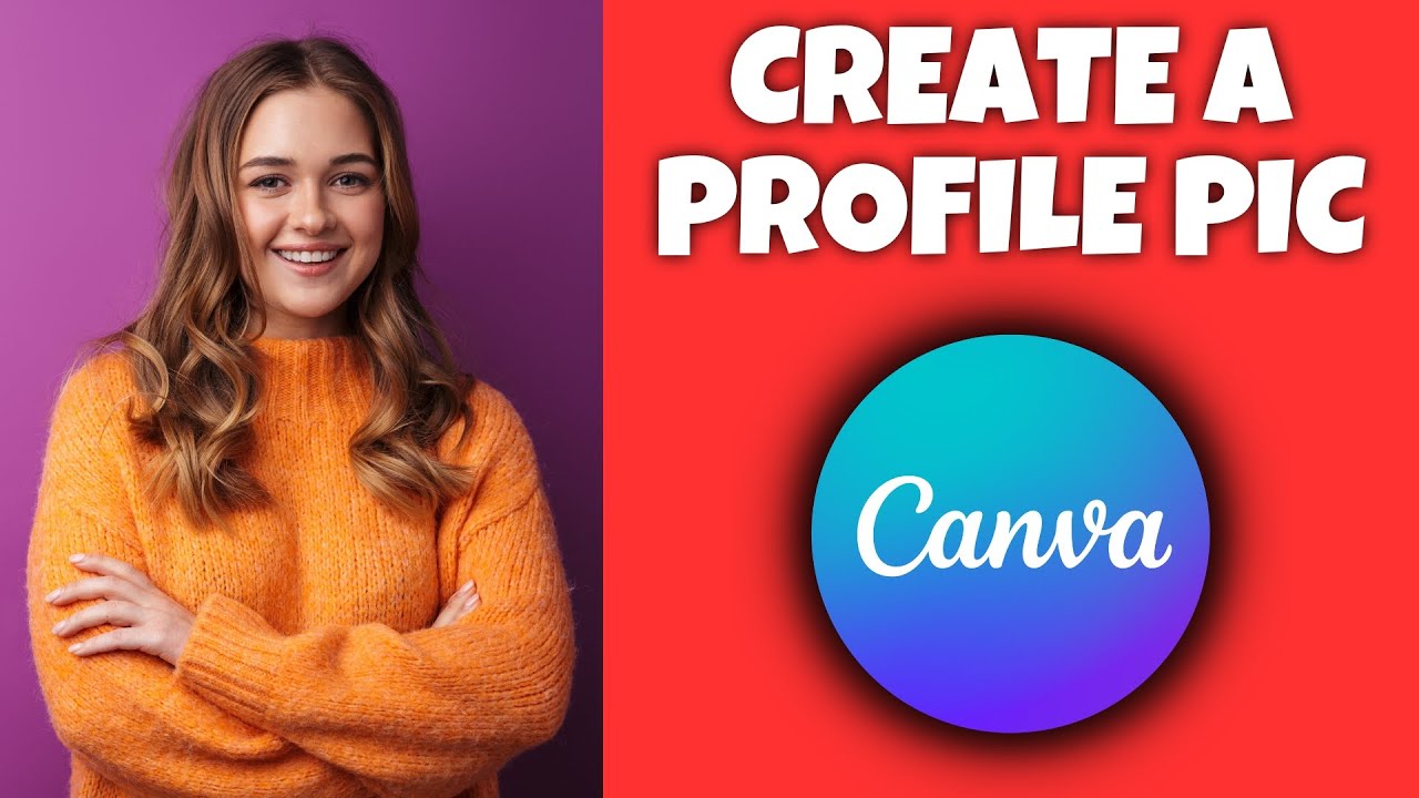 How To Create A YouTube Profile Picture In Canva | Canva Tutorial - YouTube