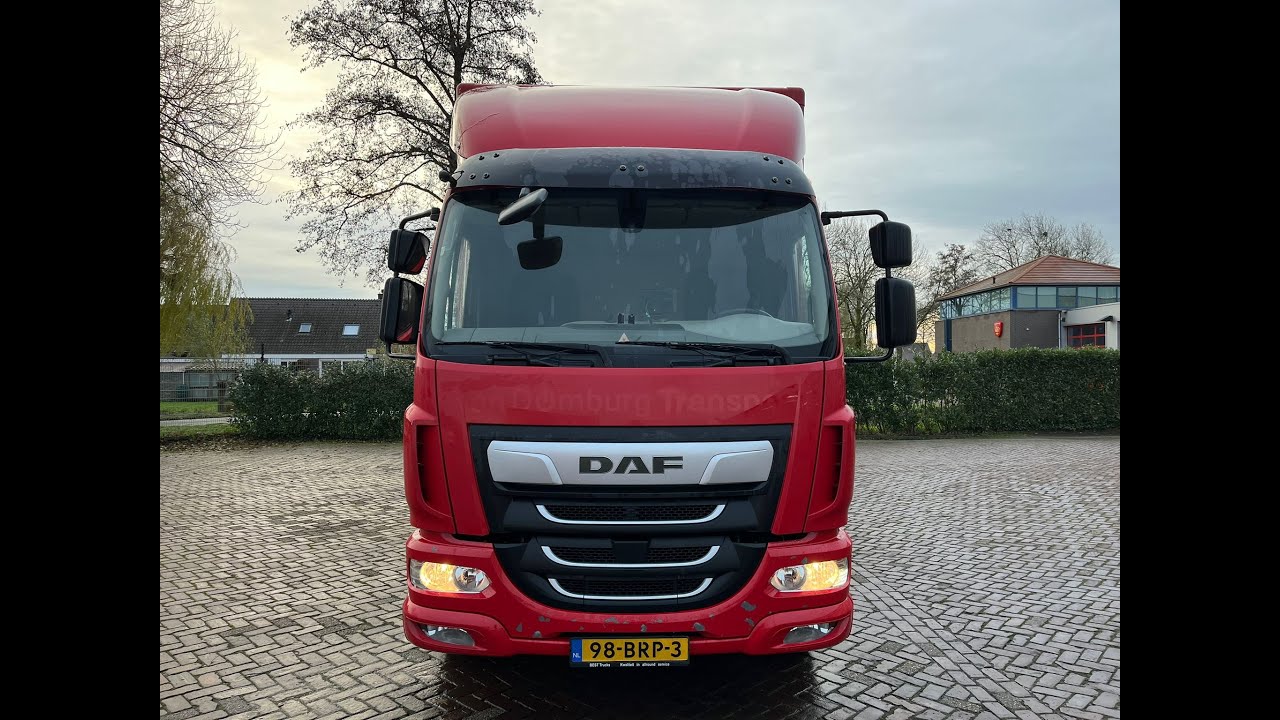 DAF LF 260 FA - Bakwagen vrachtwagen - YouTube