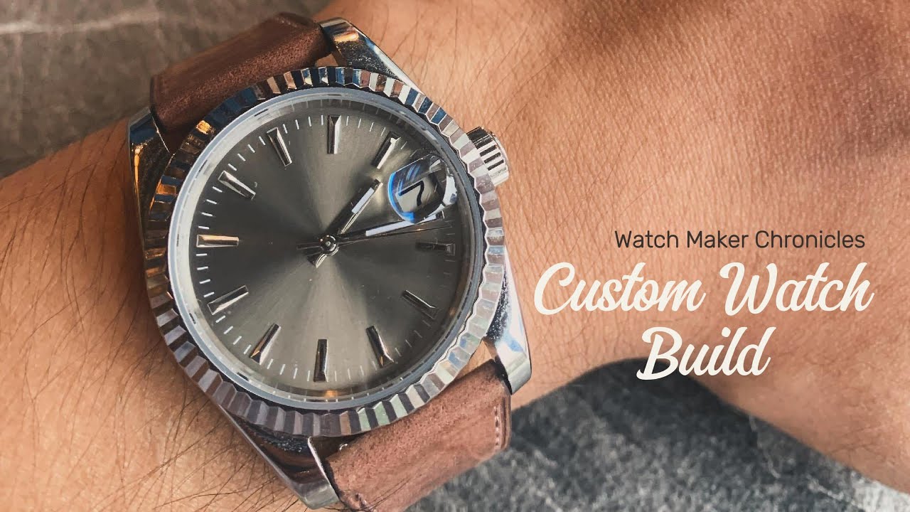 Building a custom Watch | Datejust homage - YouTube