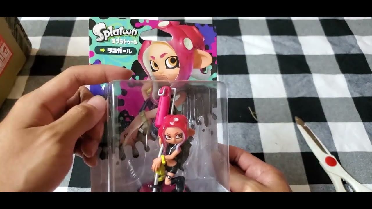 Splatoon 2 Octoling Girl Amiibo Unboxing - YouTube