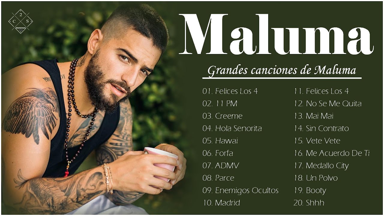 Maluma Exitos 2022 - Raggaeton 2022 - Las Mejores Canciones de Maluma ...