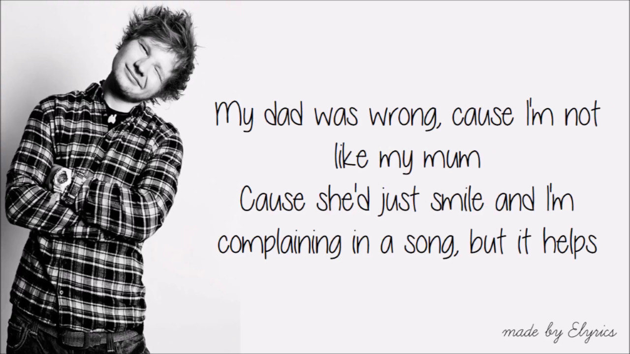 ED SHEERAN- Save Myself (Lyrics) - YouTube
