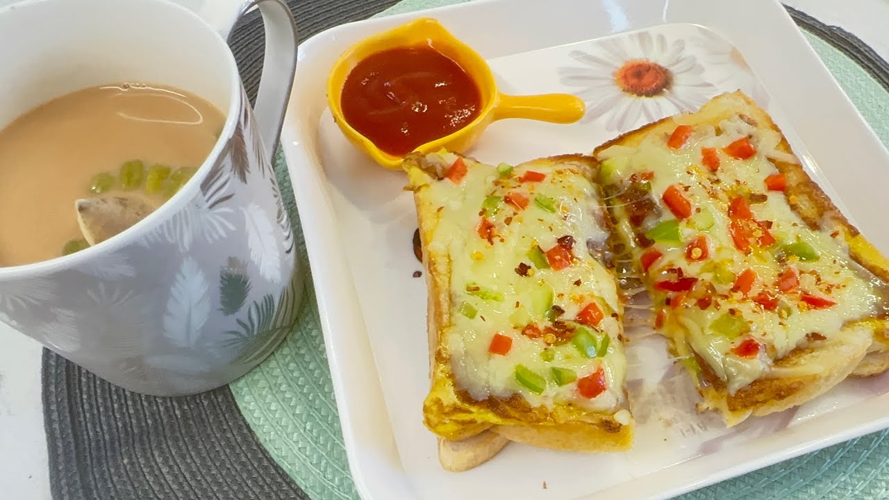 Egg & Cheese Toast Recipe | cheese Egg Toast Breakfast Recipe | cheese ...