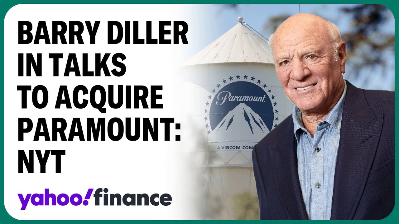 Media mogul Barry Diller in talks to acquire Paramount: NYT - YouTube