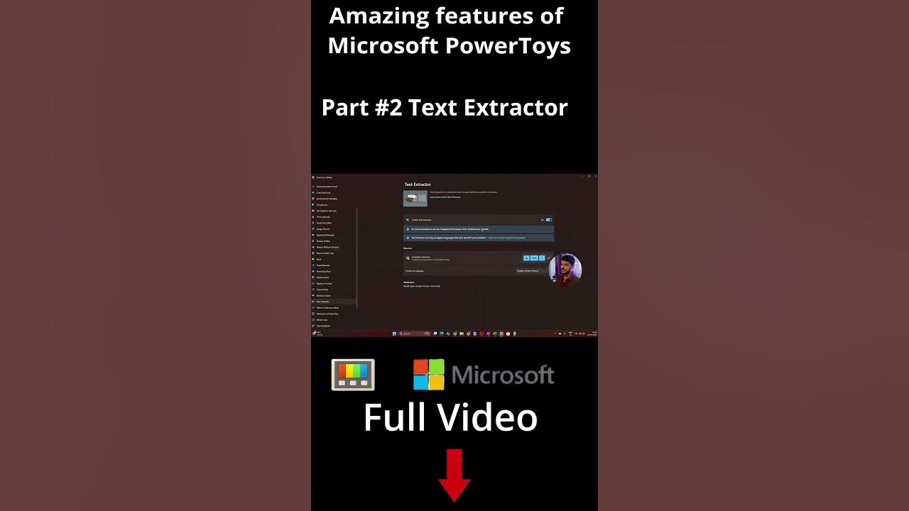 Microsoft PowerToys Feature: Extract Text from Images | Windows Hidden Trick! #Shorts - YouTube