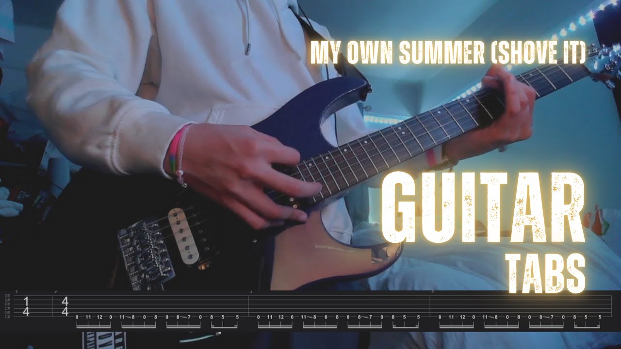 My Own Summer - Deftones (Guitar Cover WITH TABS) - YouTube
