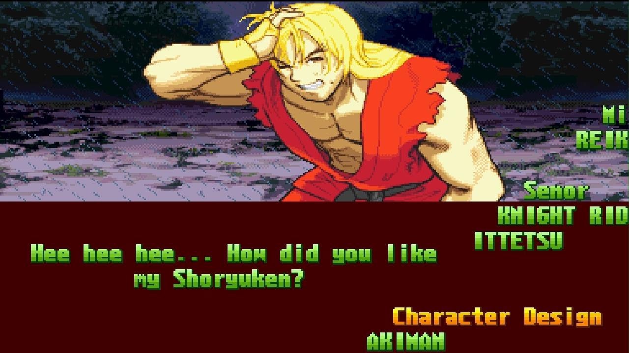 CAPCOM FIGHTING COLLECTION 2 - Street Fighter Alpha 3 Upper - Ken Masters Arcade Mode - YouTube