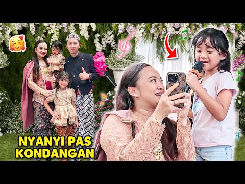 SAMANTHA NYANYI DI PESTA PERNIKAHAN TANTE MAESSY !! SUARANYA BAGUS BANGET !!