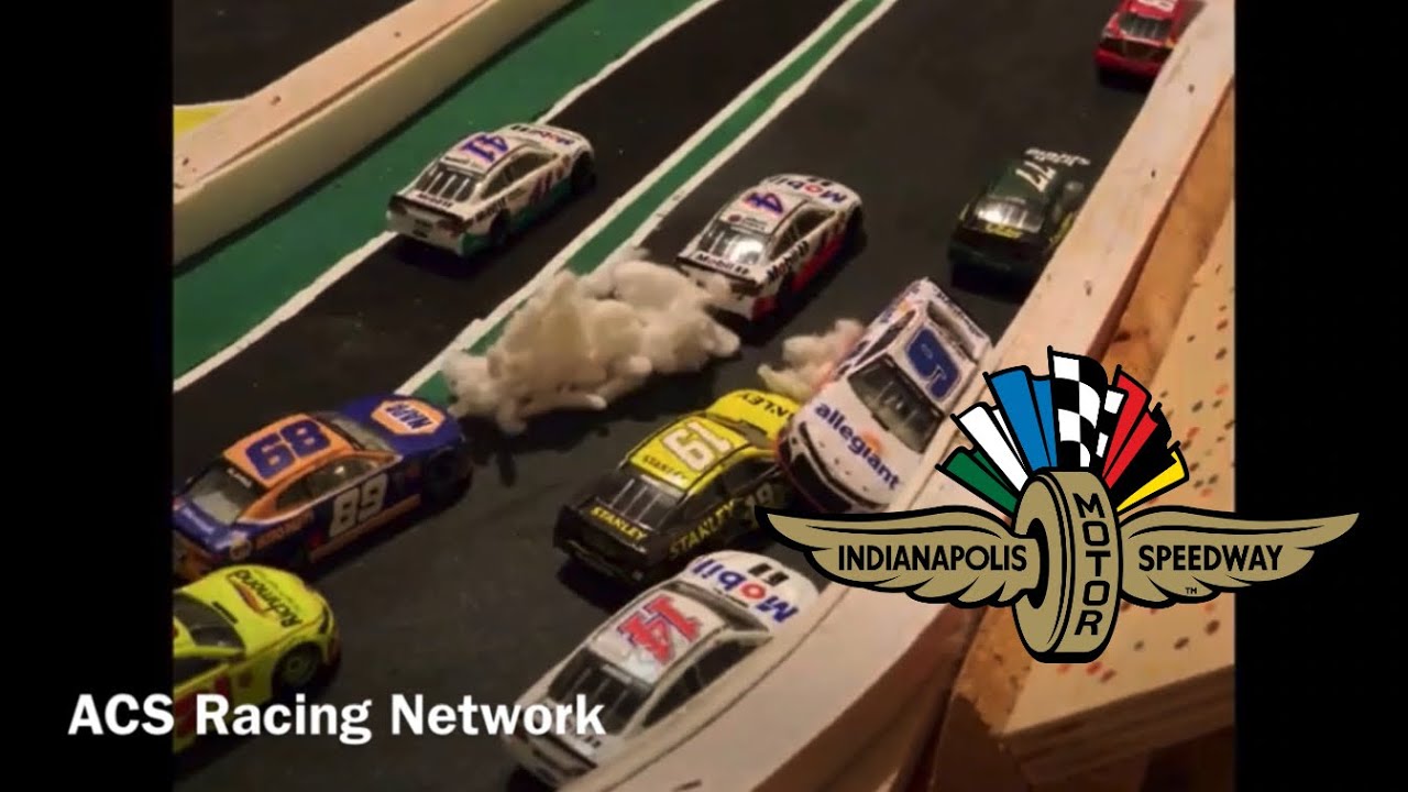 NASCAR stop motion crash compilation: Indianapolis - YouTube