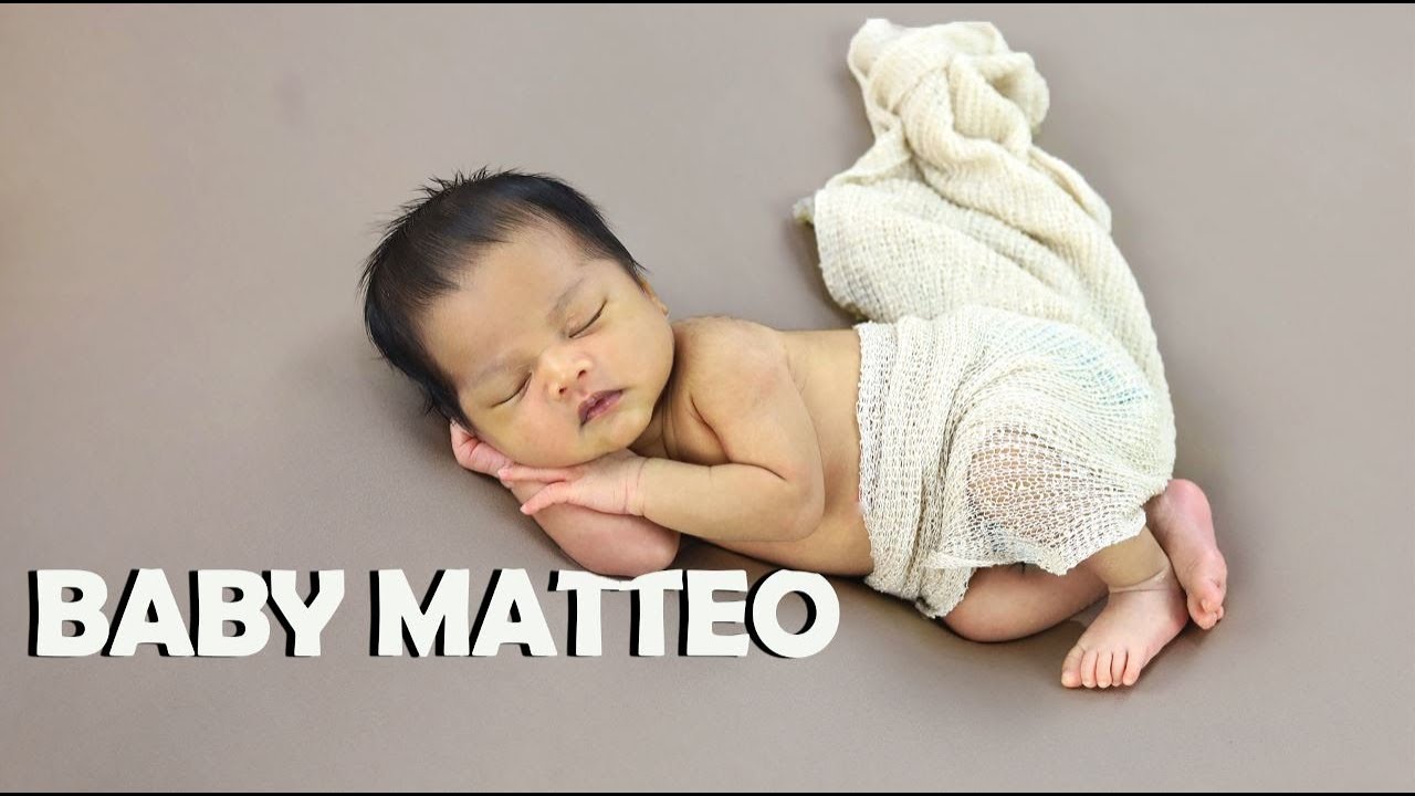 NEW BORN PHOTOSHOOT | BABY MATTEO - YouTube
