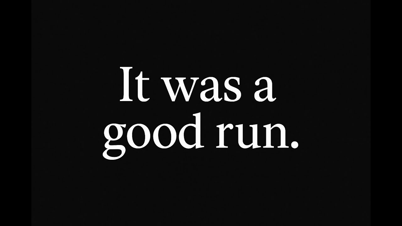 it was a good run. ⌛🌺 - YouTube