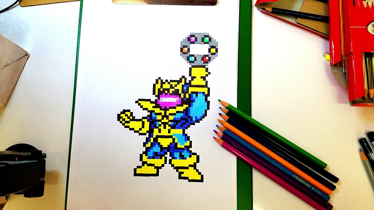 Marvel Avengers End Game | Thanos |漫威 复仇者联盟 终局之战|handmade pixel art ...