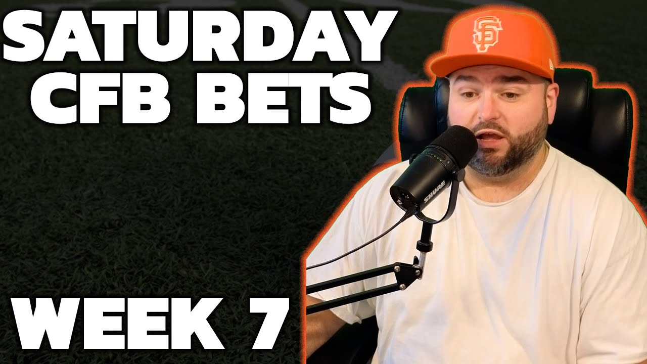 Saturday CFB Picks Week 7 College Football Bets With Kyle Kirms October ...