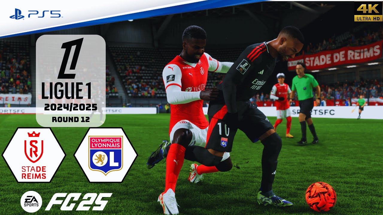 FC 25 - Stade DE Reims vs. Olympique Lyon | Ligue 1 24/25 | Full Match ...