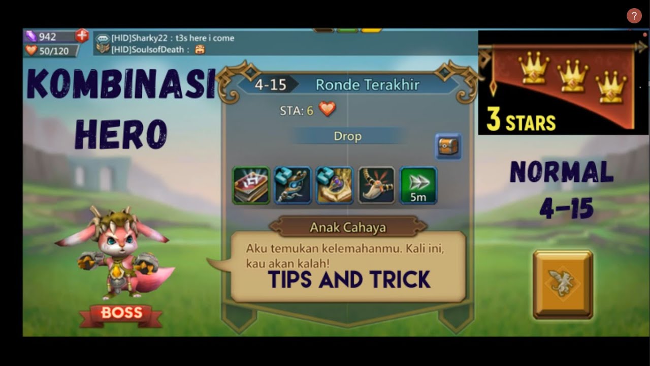 Lords Mobile Normal 4-15 - YouTube