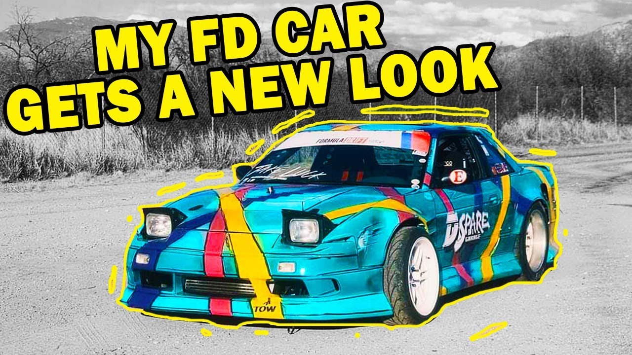 Drift Week 7 Prep - Graffiti paint job - YouTube