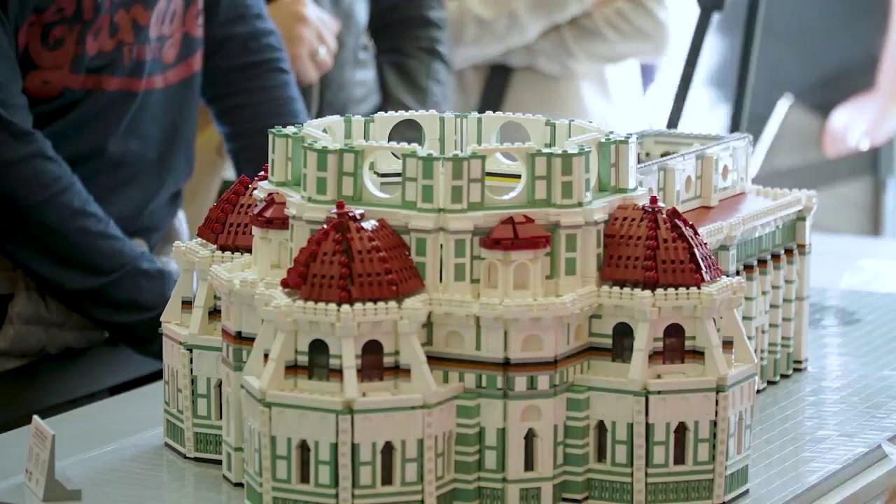 20.000 mattoncini LEGO per costruire il Duomo di Firenze - YouTube