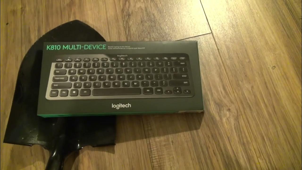 Programmer Unboxes Cheap Used Keyboard The Logitech K810 - YouTube