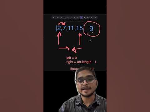 DSA | Two Sum with Two Pointers | The Boring Education #shorts # ...