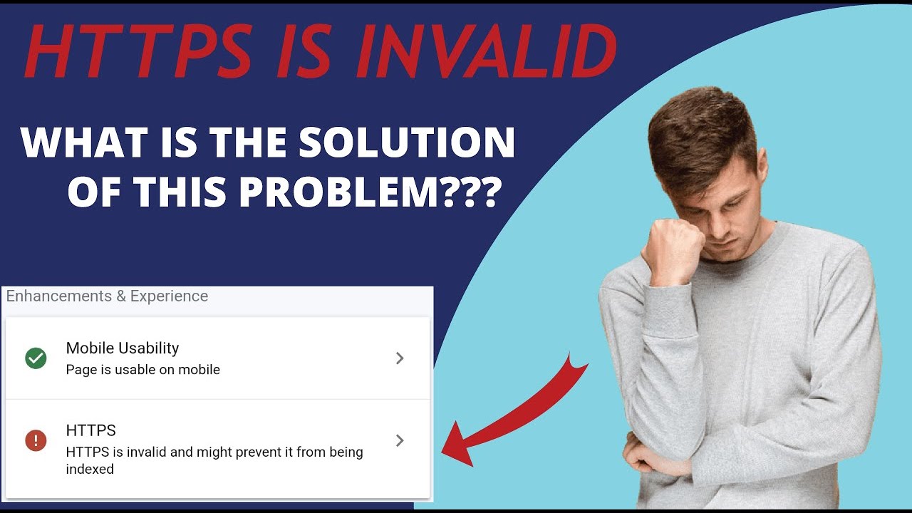 Fix HTTPS is invalid and might prevent it from being indexed - YouTube