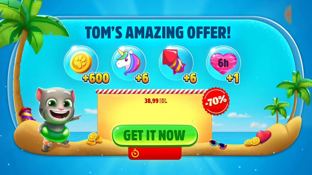 Talking Tom Pool.Bonus Level 3 - YouTube