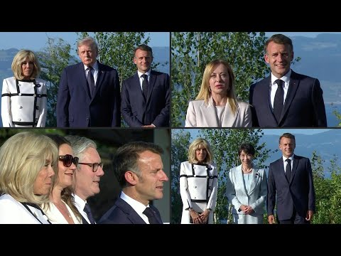 Macron welcomes G7 leaders on opening day in Evian, France | AFP