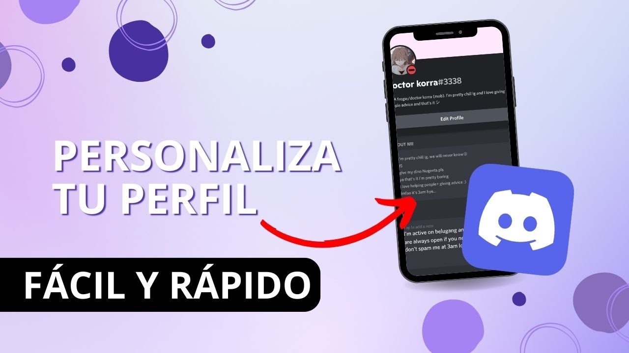 👉🏼 Cómo Editar Tu Perfil en DISCORD MOBILE | Paso a Paso 2023 - YouTube