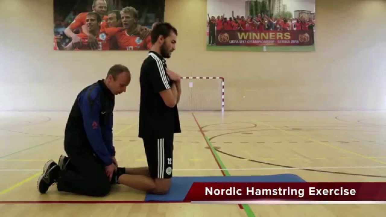Nordic Hamstring Exercise of Nordic Curl - YouTube