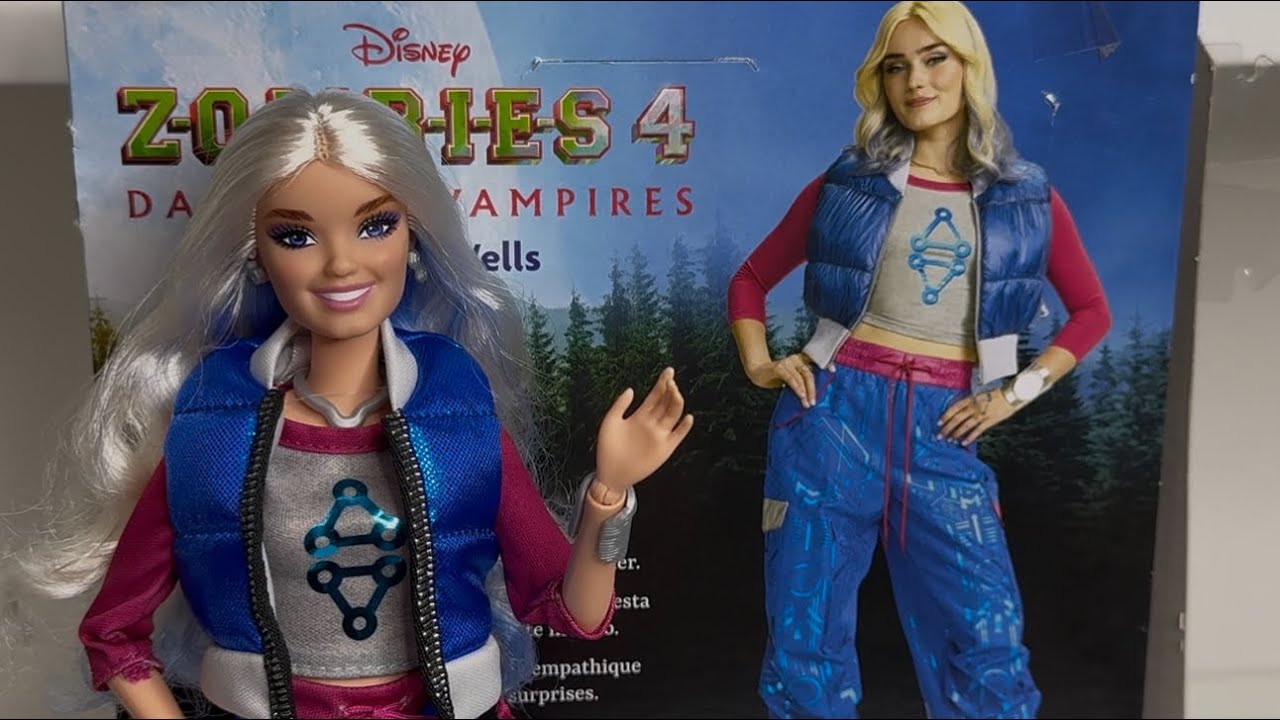 Disney Zombies 4: Dawn Of The Vampires Addison Doll Review - YouTube