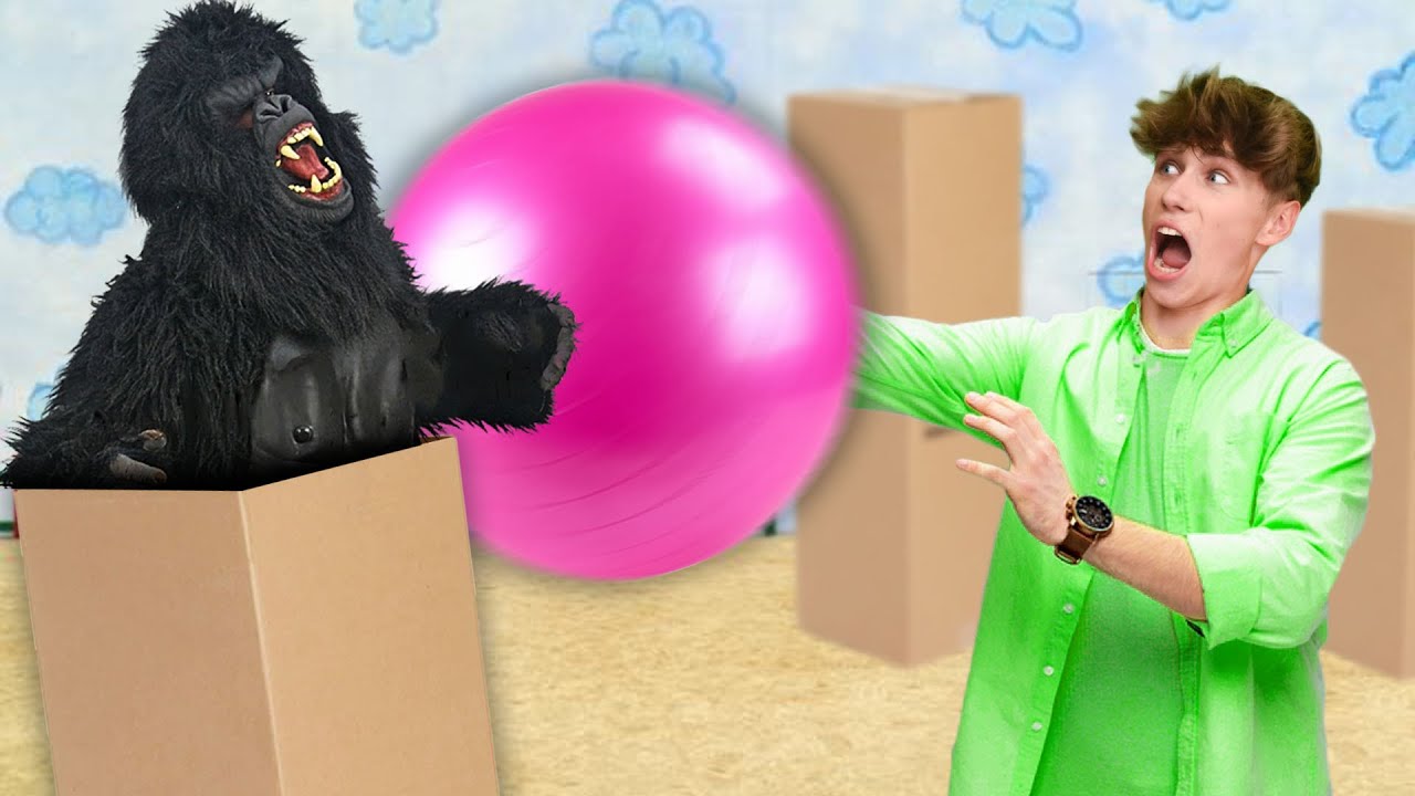 I cheated Extreme Hide And Seek Challenge in boxes - YouTube