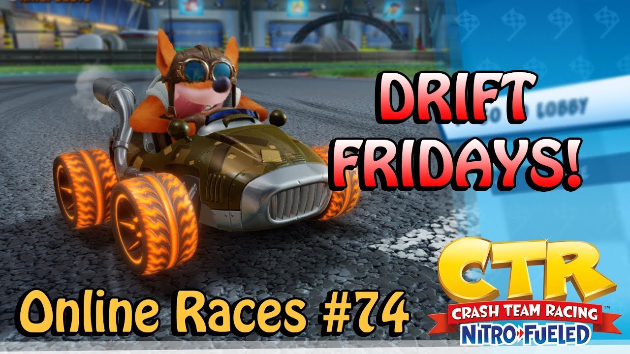 DRIFT FRIDAYS! CTRNF LIVE STREAM Online Races #74 SPOOKY GRAND PRIX ...
