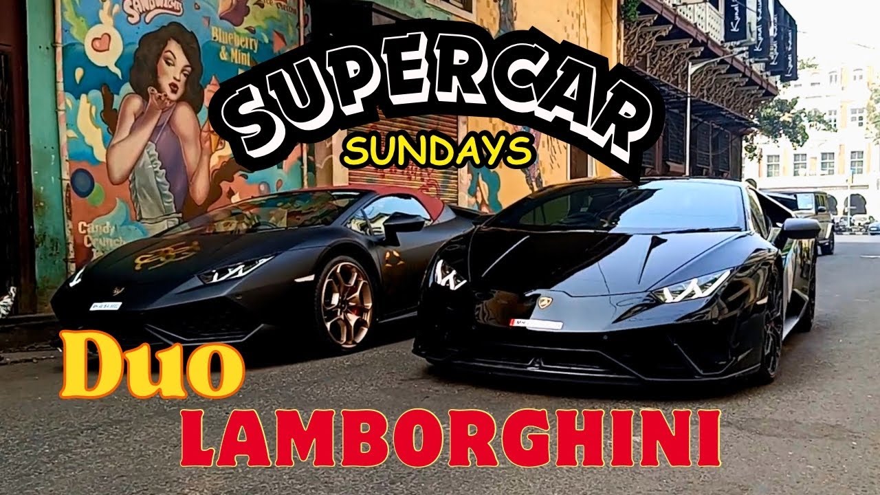 The Supercar Sundays🏁 || Episode 1 || Epic Lamborghini Duo 🥵 - YouTube