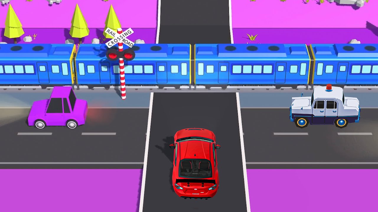 Traffic Run ! Android-iOS Gameplay All Levels | Satisfying car Game 4GTYT67HJUD - YouTube